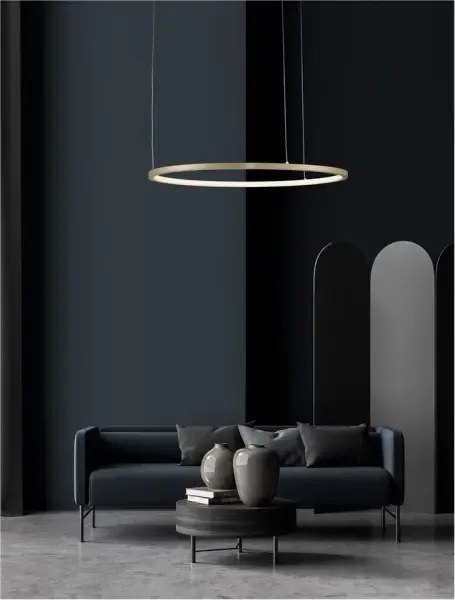 LED lustr Tarquin 60 zlaté