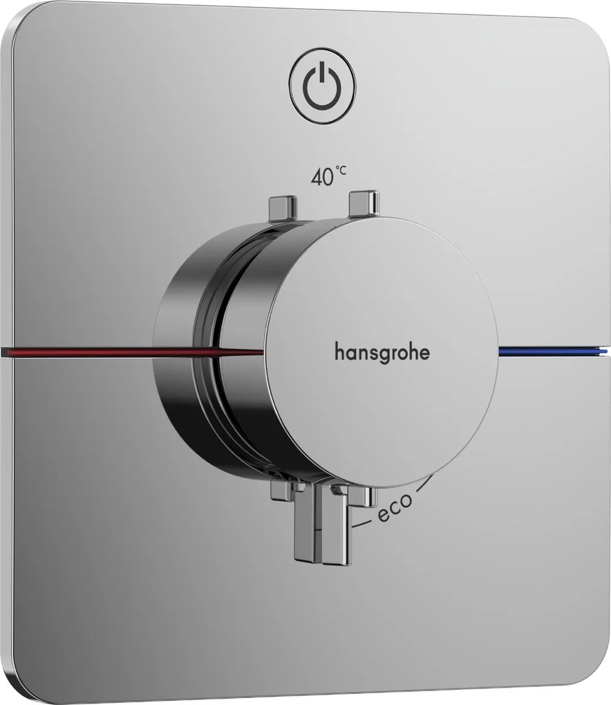Hansgrohe ShowerSelect Comfort Q, termostat pod omítku pro 1 spotřebič, chrom, HAN-15581000