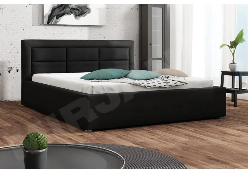Čalouněná postel s úložným prostorem a roštem Pesto, Rozměr postele: 120x200, Potah: Victoria 14 868