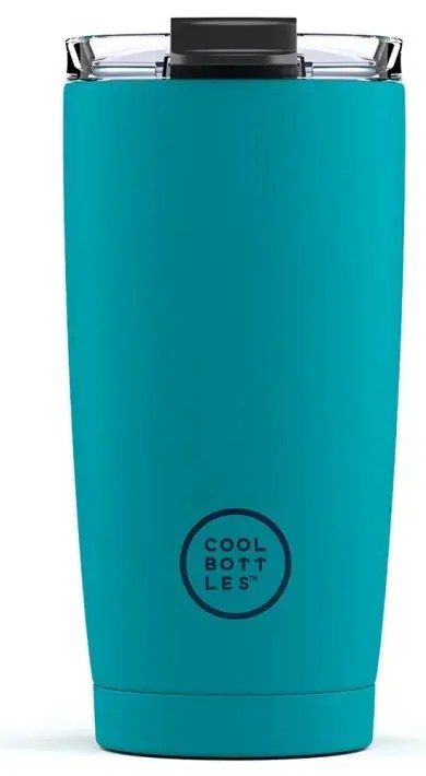 Nerezový termohrnek Cool Bottles Vivid Turquoise, 550 ml