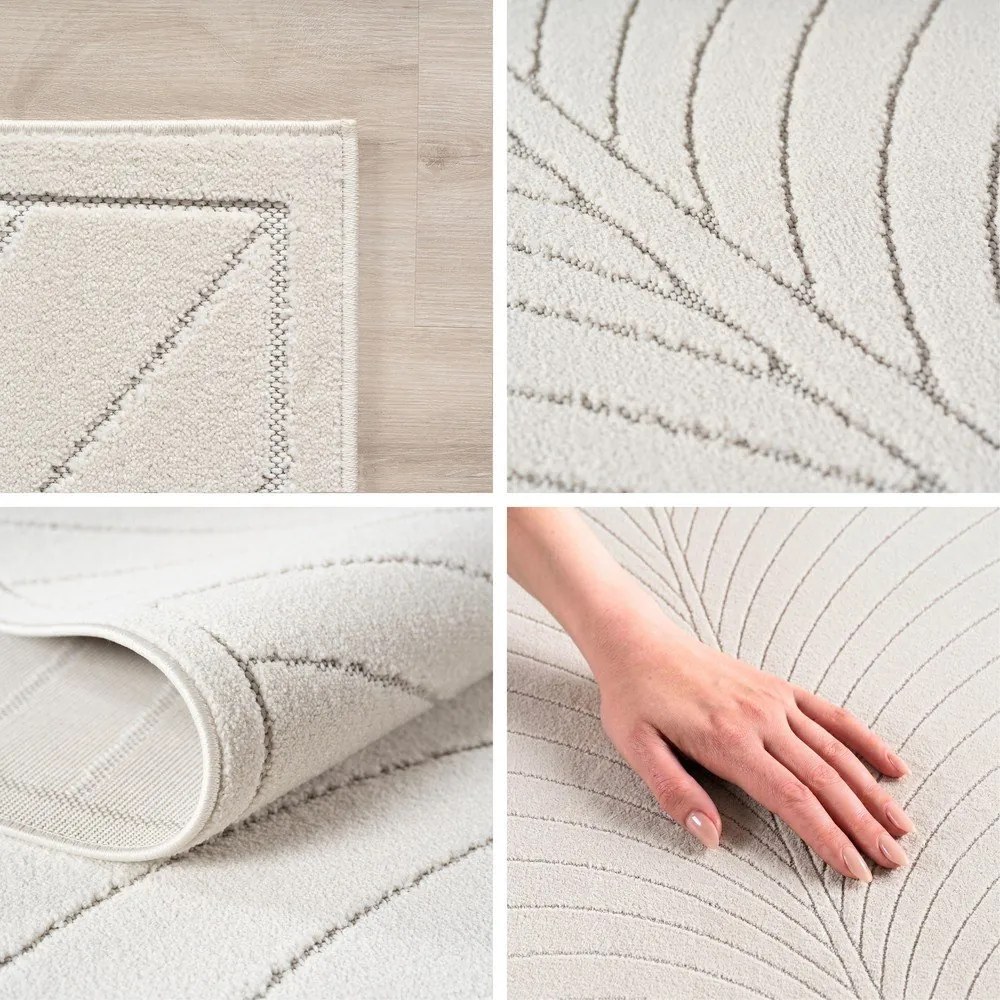 Krémový vnitřní a venkovní koberec 140x200 cm Nova 1204 – Ayyildiz Carpets