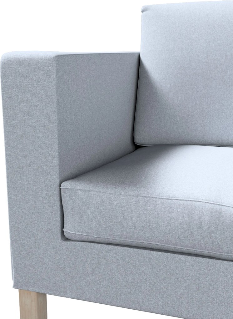 Potah na pohovku IKEA  Karlanda 2-místná, krátký barva modrá látka pletený vzor