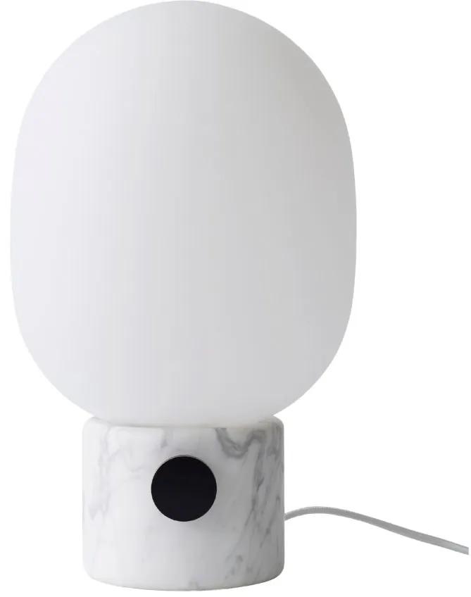OnaDnes -20% Audo CPH Bílá mramorová stolní lampa AUDO JWDA 32 cm