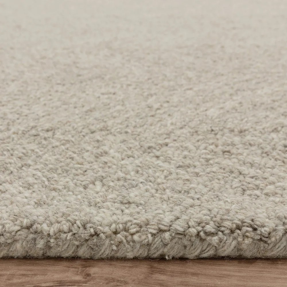 Krémový ručně tkaný koberec s příměsí vlny 200x290 cm Theodore Chevron – Asiatic Carpets