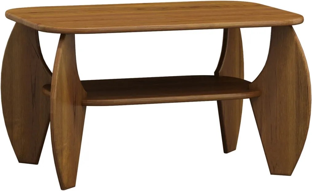 AMI nábytek Konferenční stolek dub č5 65x65 cm