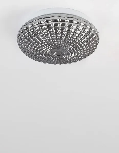 Designové stropní svítidlo Clam 30 chrom