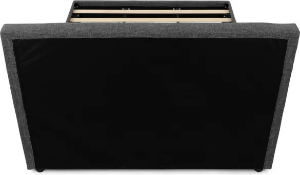 Manželská postel šedá 160x200 cm BED-M160 GREY2