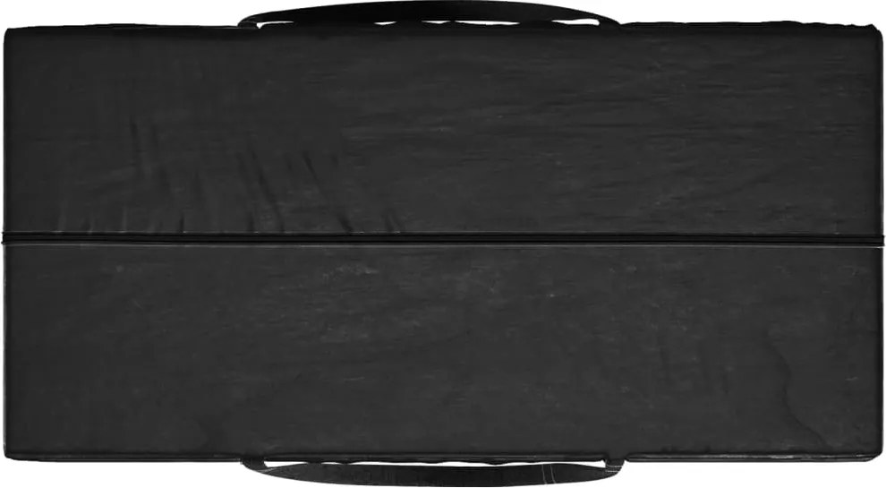 Úložný vak na zahradní podušky černý 150x75x75 cm polyethylen 319346