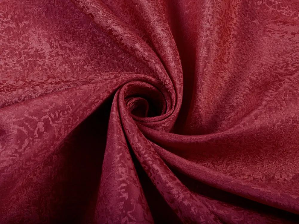 Biante Velký teflonový oválný ubrus TF-036 Venezia vínově červený 180x220 cm
