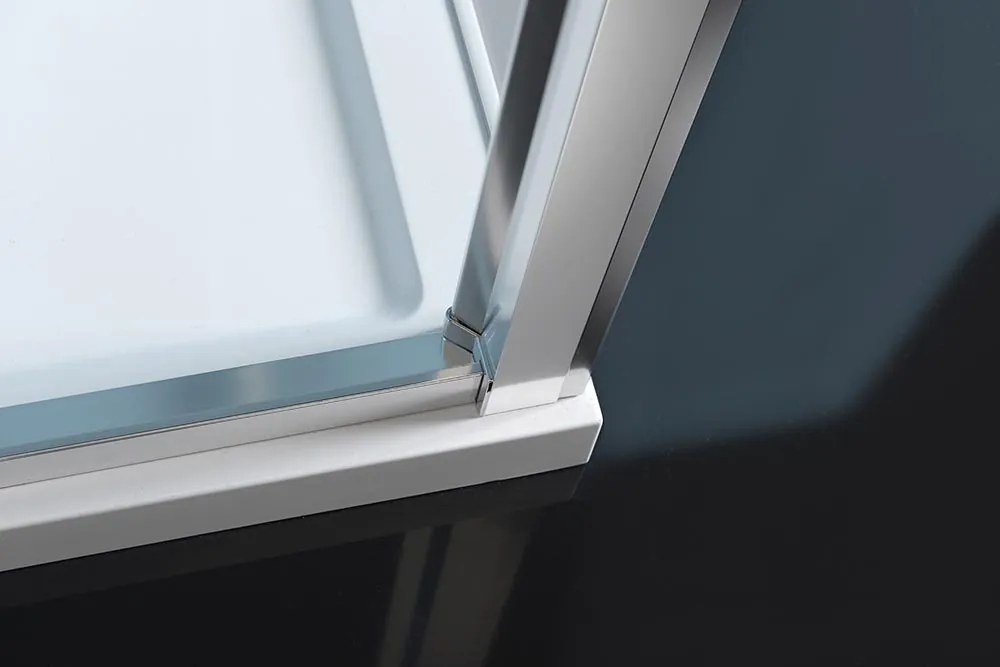 Polysan Polysan, EASY sprchový kout tři stěny 900-1000x900mm, pivot dveře L/P varianta, čiré sklo, EL1715EL3315EL3315