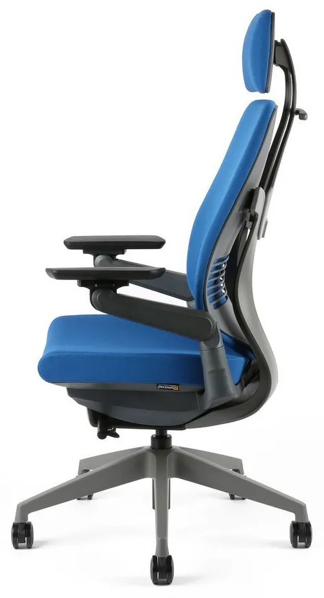 Kancelářská ergonomická židle Office Pro KARME — více barev, s podhlavníkem a područkami Černá F06