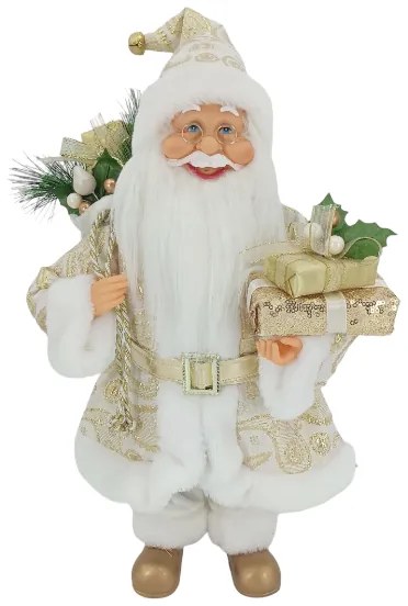 Dekorace Santa Claus Zlatý 40cm