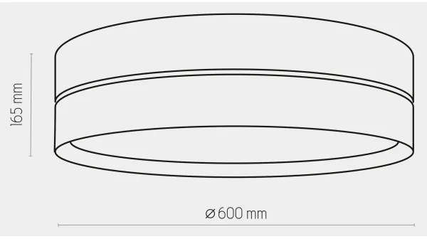 Stropní svítidlo HILTON 4xE27/15W/230V pr. 60 cm mosaz/černá