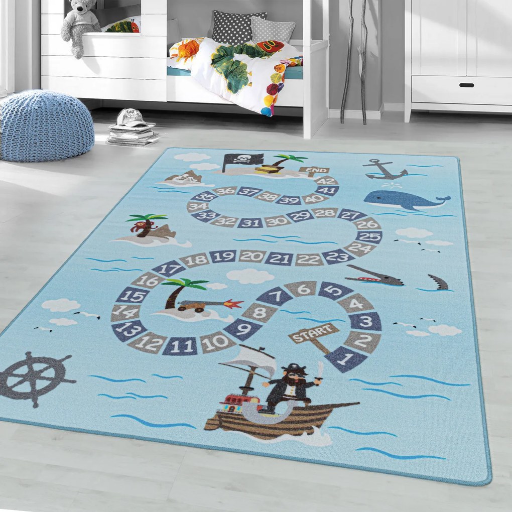 Ayyildiz koberce Dětský kusový koberec Play 2908 blue - 80x120 cm