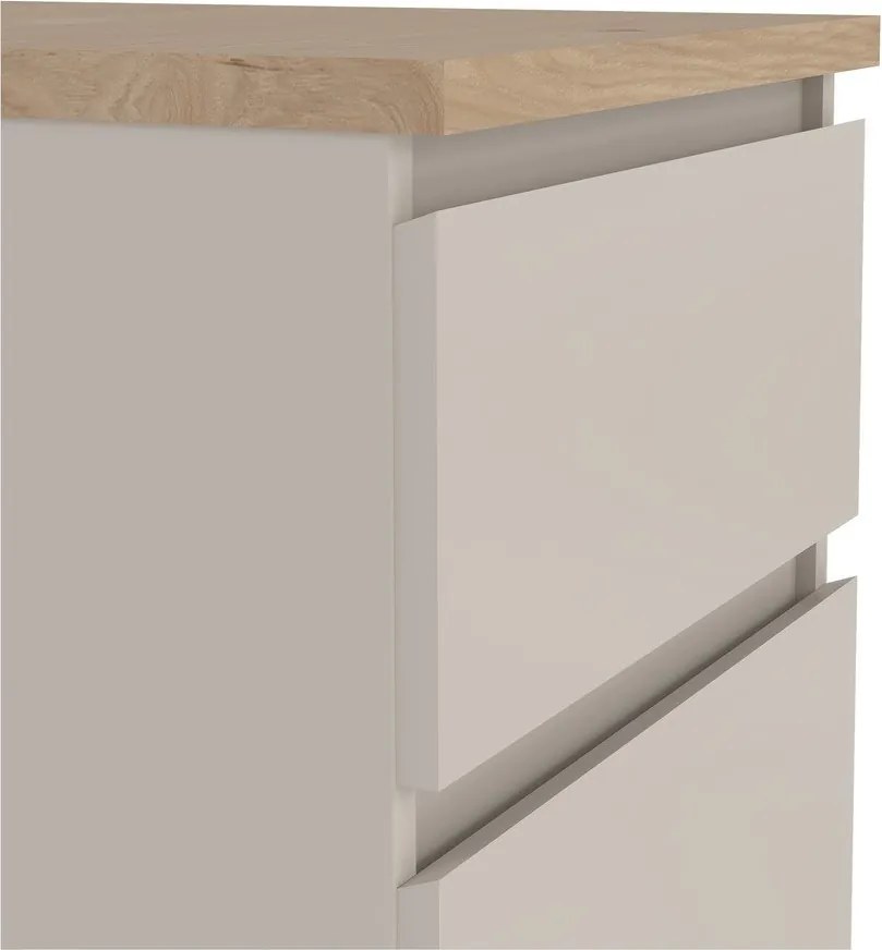 Krémová komoda 40x111x50 cm Naia – Tvilum