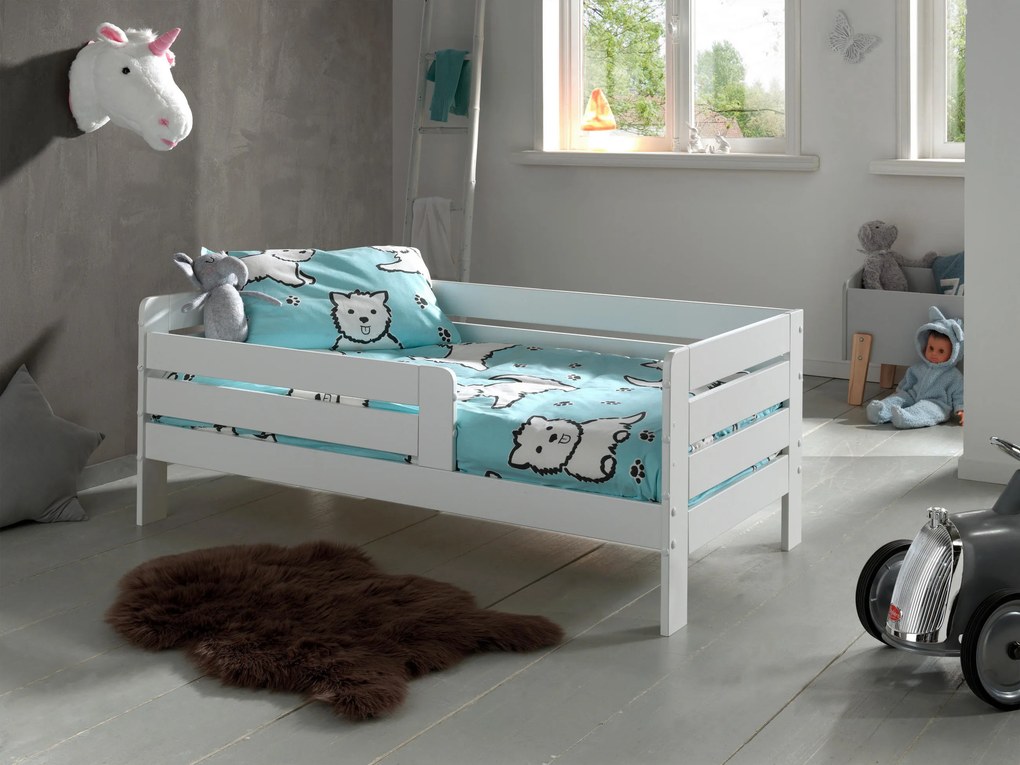 XXXLutz POSTEL PRO DĚTI A MLÁDEŽ, 70/140 cm bílá MID.YOU - Dětské postele - 001315004401