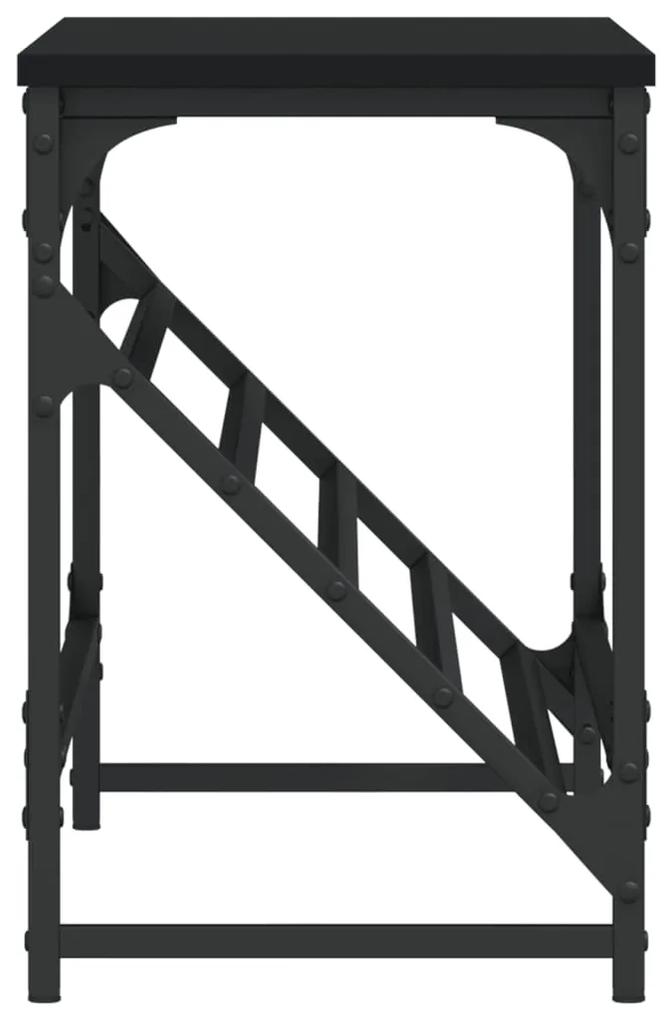 Botník černý 90 x 30 x 45 cm kompozitní dřevo - Default Title