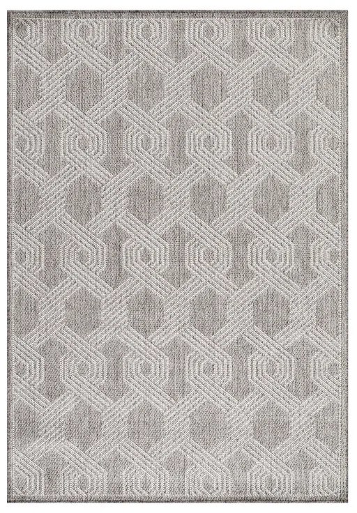 Ayyildiz, Kusový koberec Aruba 4904 grey – na ven i na doma, 200x290, šedá, chodba / předsíň
