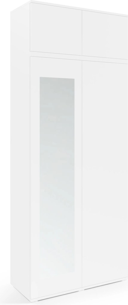 Eka Předsíňová stěna s čalouněnými panely Trinity 26 - Bílá / Zelená 2327