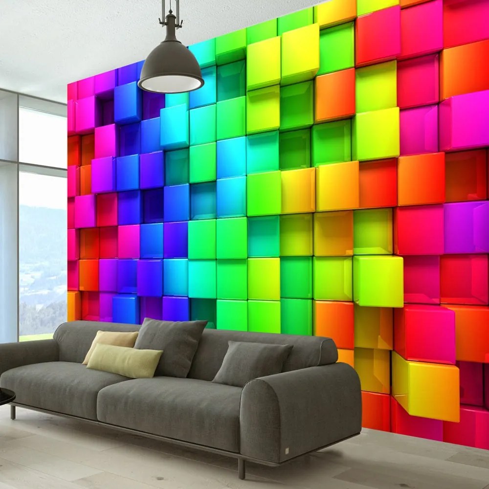 Fototapeta - Colourful Cubes