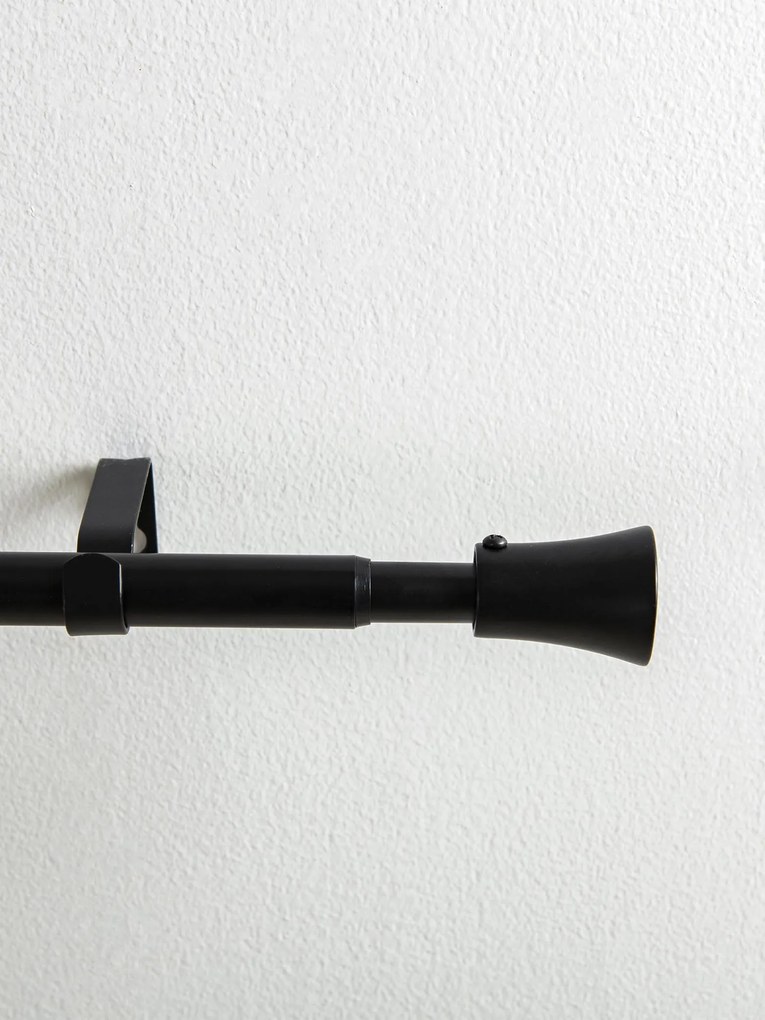 MK Lůžkoviny Garnýž jednořadá Federico - matná černá 120 - 210 cm