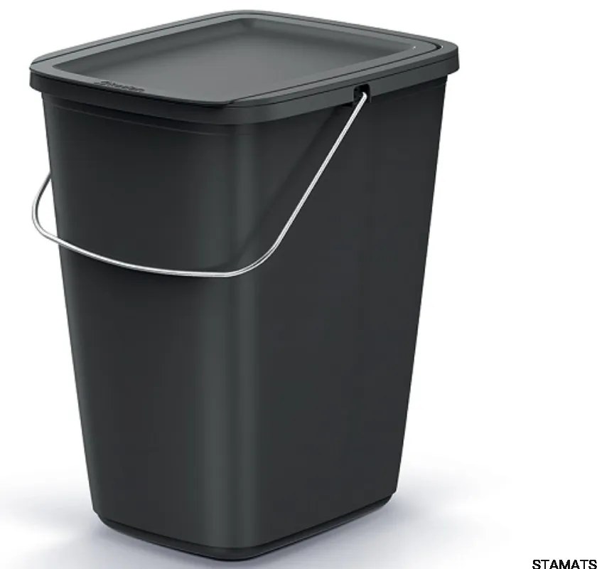 Odpadkový koš COMPACTO FLAS 9 L černý