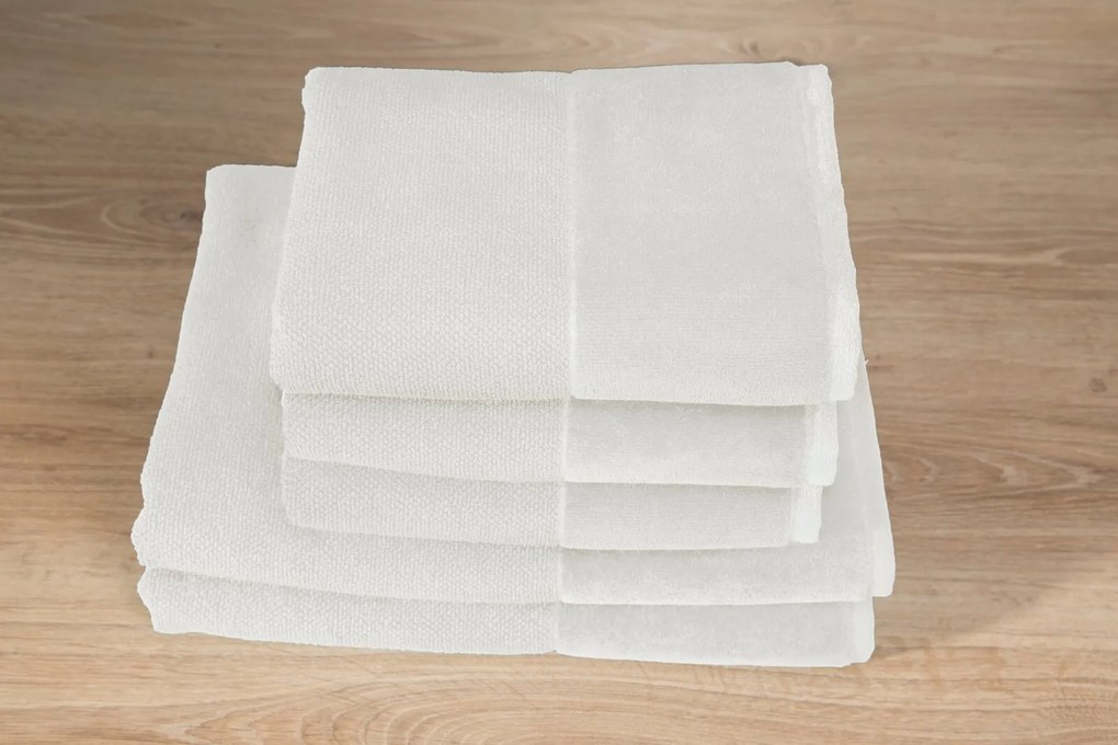 SADA RUČNÍKŮ LUCY1 6KS 50X90 CM KRÉMOVÁ