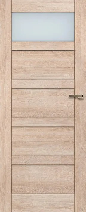 Interiérové dveře vasco doors BRAGA model 2 Průchozí rozměr: 80 x 197 cm, Orientace dveří: Levé dveře, Dekor: Dub Viking