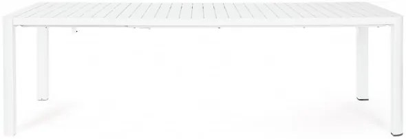 BIZZOTTO Rozkládací zahradní stůl KIPLIN 180/240x100 cm bílý 0663468