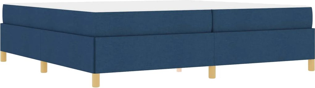 Rám postele Modrá 200 x 200 cm textil 3398968