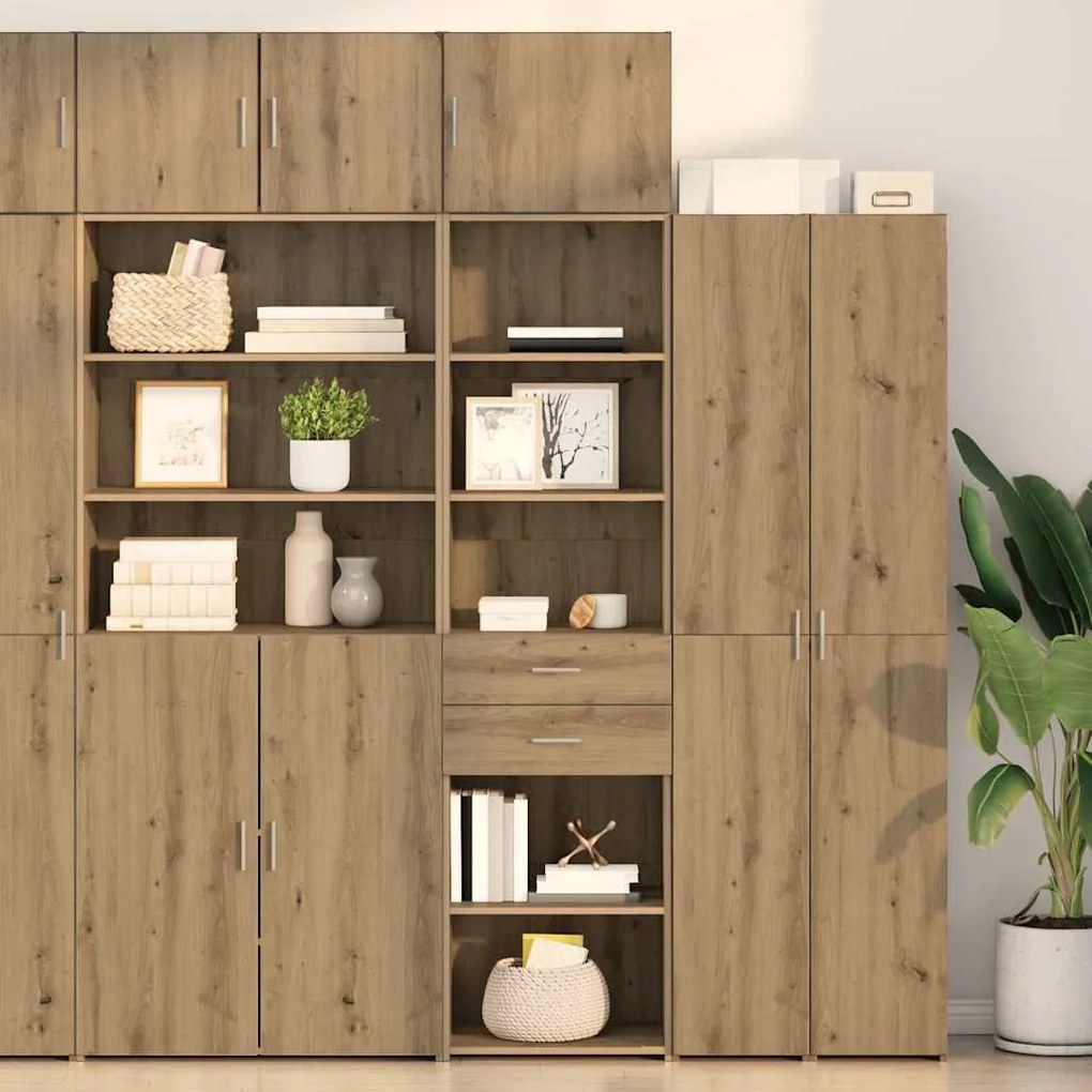 Vysoký bufet Artisanový dub 50 x 42,5 x 185 cm Kompozitní dřevo 3402642