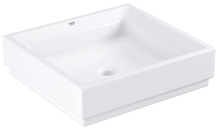 Grohe Cube Ceramic - Umyvadlo na desku 50 cm, PureGuard, alpská bílá 3948100H