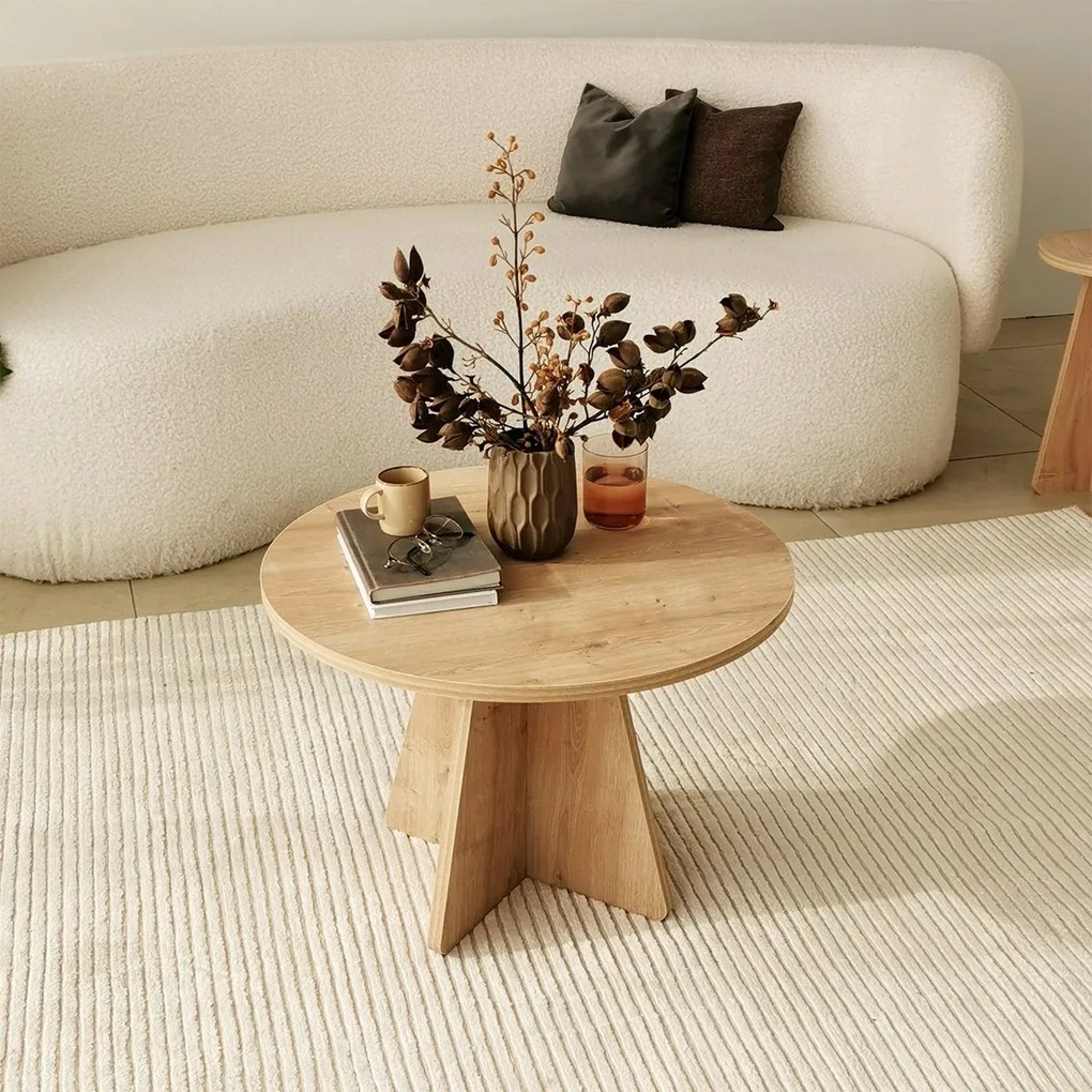 Konferenční stolek Mushroom Sapphire Oak