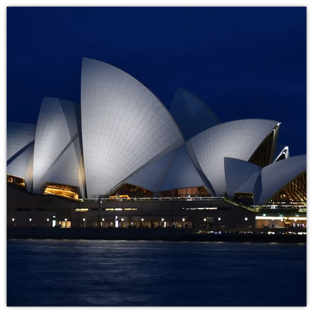 Obraz nočního Sydney (30x30 cm)