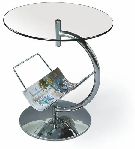 Halmar Konferenční stůl Alma - bezbarvé sklo