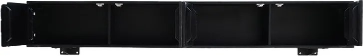 Designový závěsný TV stolek Quillon 200 cm přírodní kámen