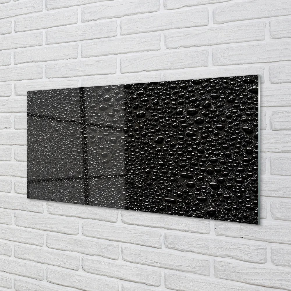 Skleněný panel Rosy kapky vody 140x70 cm