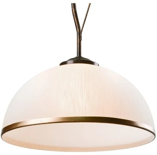 Brilagi - LED Lustr na tyči ANTICO 1xE27/60W/230V bronz patina