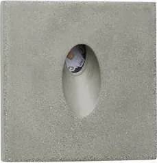NV 9117086 Kryt pro zapuštěné svítidlo do zdi FINLO šedý beton IP65 bez světelného zdroje - NOVA LUCE