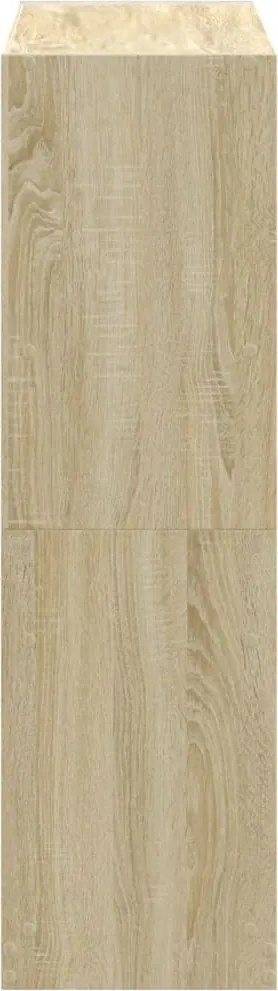 Knihovna dub sonoma 102 x 32 x 108 cm kompozitní dřevo 3307839
