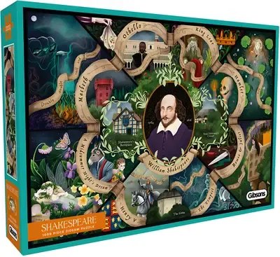GIBSONS Puzzle Shakespeare / 1000 dílků