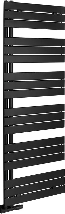 Aqualine Mythos otopné těleso rovné boční připojení 500 x 1730 mm černá mat LLM517B