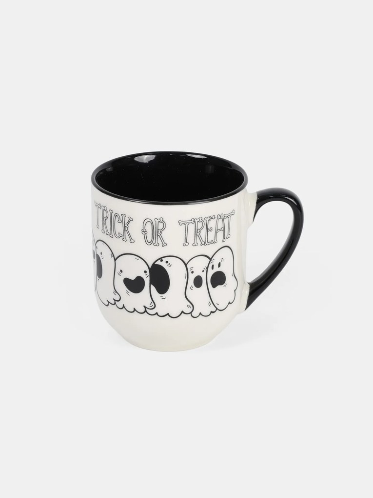 Sinsay - Keramický hrnek s uchem na Halloween - bílá