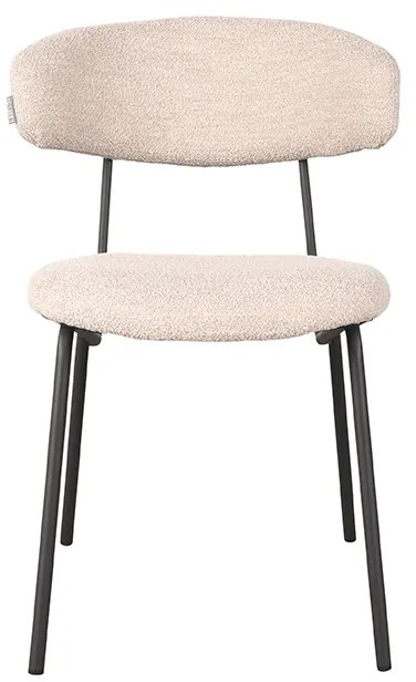 LABEL51 Jídelní židle ZACK bílý bouclé IH-50.163