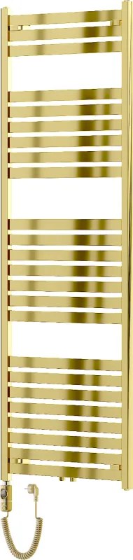 Mexen Uran, elektrické topné těleso 1800x600 mm + topná tyč 900 W, zlatá lesklá, W105-1800-600-2900-50