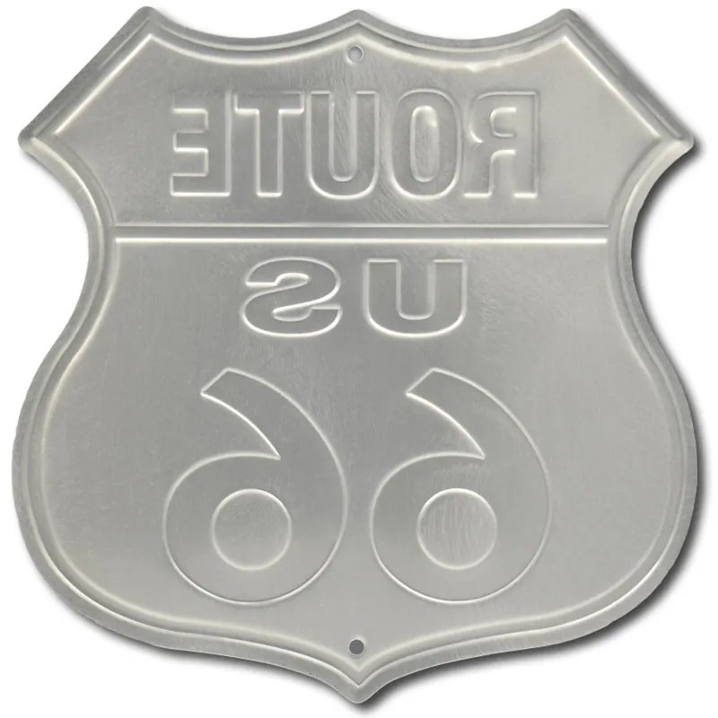 Plechová cedule Route 66 Shield 30 cm x 30 cm