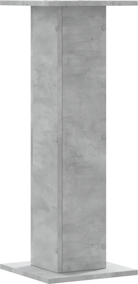 Stojany na rostliny 2 ks betonově šedé 30 x 30 x 80 cm kompozit 3307867