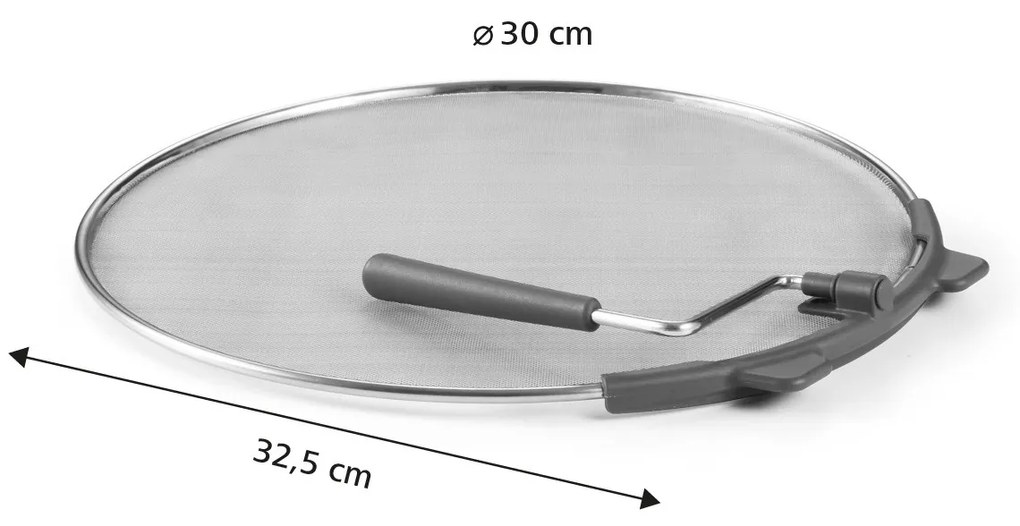 Ochranné síto se sklápěcí rukojetí GrandCHEF ø 30 cm