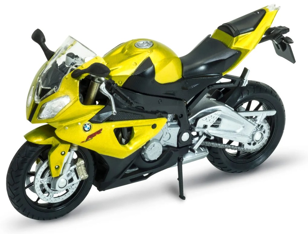 Welly Motocykl BMW S1000RR 1:18 zlatý