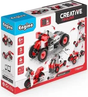 ENGINO Stavebnice Creative Builder 10v1 / 51 dílků / 10 modelů vozidel